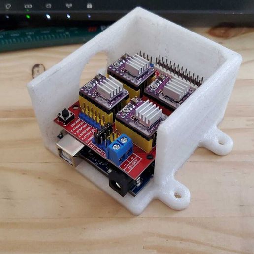 Archivo STL gratis Arduino uno cnc shield support for 30mm fan 🛡️ ・Diseño por impresión en 3D ...