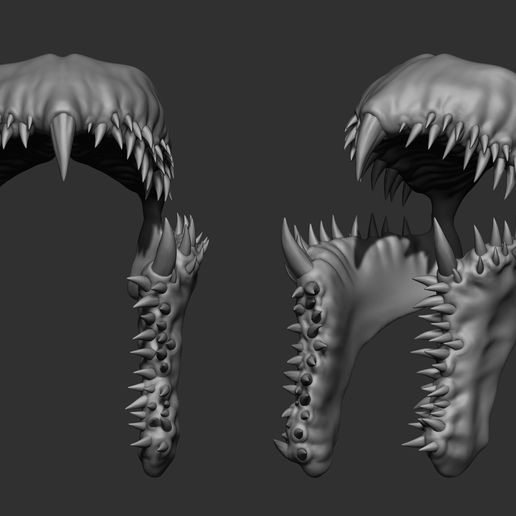 👹 21 Creature + Monster Teeth・ 3D File for ・Cults