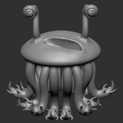 Fichier STL gratuit Flumph miniature 🐉 ・Objet imprimable en 3D à ...