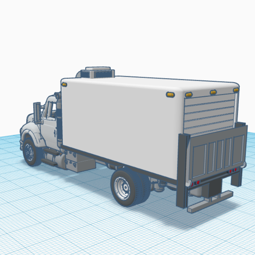 📦 International Workstar box truck HO scale・ STL File for 3D printing・Cults