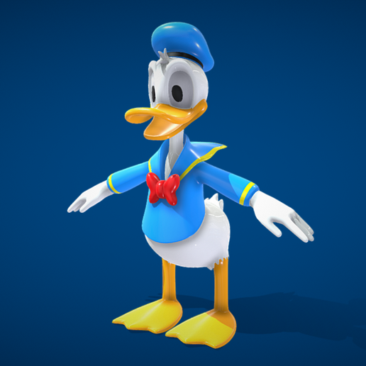 🦆 Donald Duck・ STL File for 3D printing・Cults