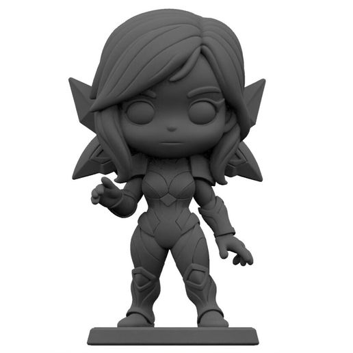 🦸 2 Figures of Kaisa League of legends・ STL File for 3D printing・Cults