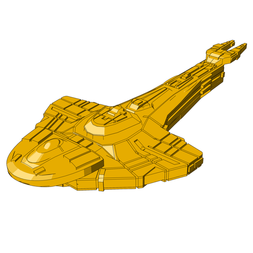 🖖 Cardassian Galor Cruiser・Free STL File for 3D printing・Cults