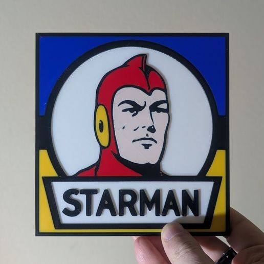 Free STL file Starman 1940s Character Logo 👾 (3MF)・3D printing model to ...