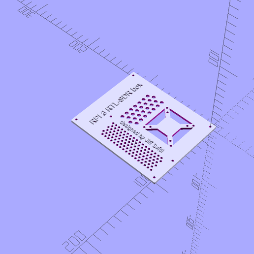 📱 Raspberry pi RTL-SDR case revision 2・Free STL File for ・Cults