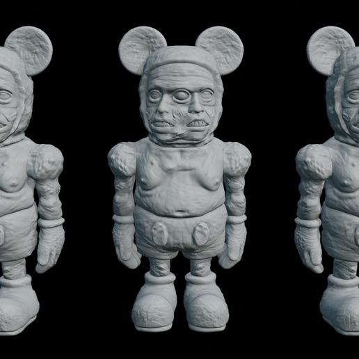 STL file Mickey man figure 👨 ・Model to download and 3D print・Cults