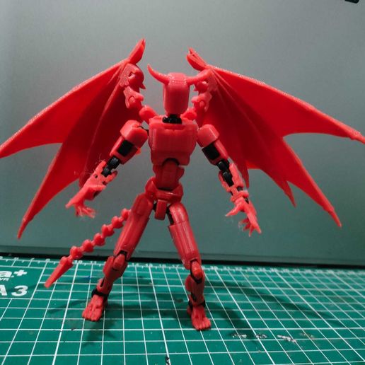 😈 Dummy 13 - devil demon muscle・ STL File for 3D printing・Cults