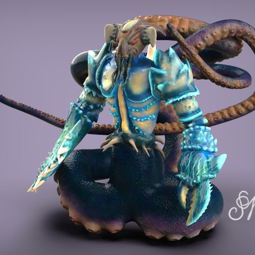 🌊 Kraken ocean beast・Free STL File for 3D printing・Cults