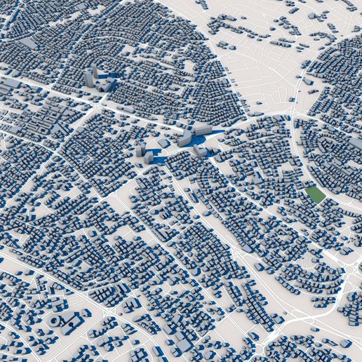 🏙️ Amman City Jordan・ 3D File for 3D printing・Cults