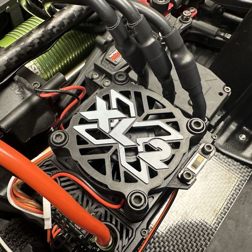 👽 XLX2 Fan and switch mount・ STL File for 3D printing・Cults