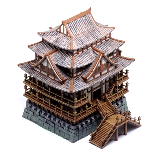 The East Asian Castle - Age of Empires 2 🏯・ STL File for 3D printing・Cults