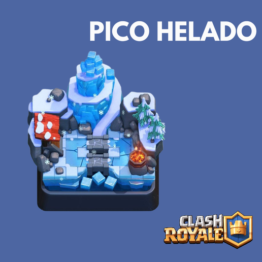 Arena 8 Clash Ice Cream Peak Royale ️🪓・ STL File for 3D printing・Cults