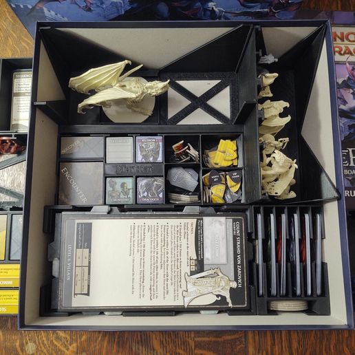 🏰 Castle Ravenloft board game insert & organizer - D&D・Free STL File ...