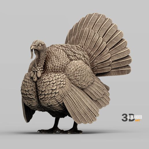 🖨️ gobbler 3D print model・ STL File for 3D printing・Cults