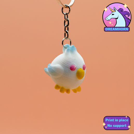 🦜 PARROT KEYCHAIN・Free 3D File for 3D printing・Cults