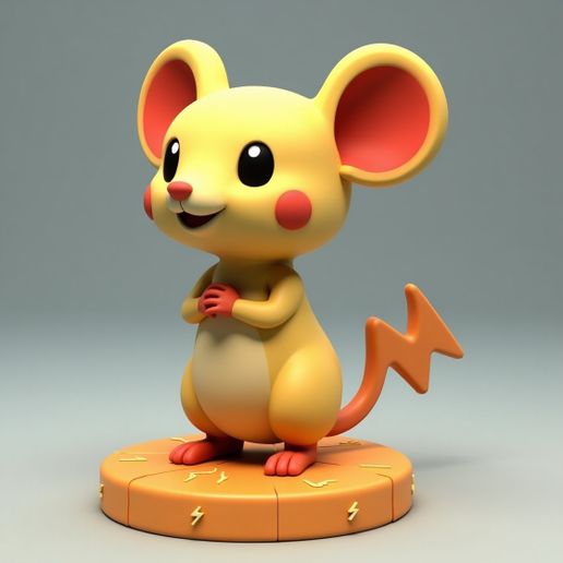 ⚡ Electric Mouse Hero・ STL File for 3D printing・Cults