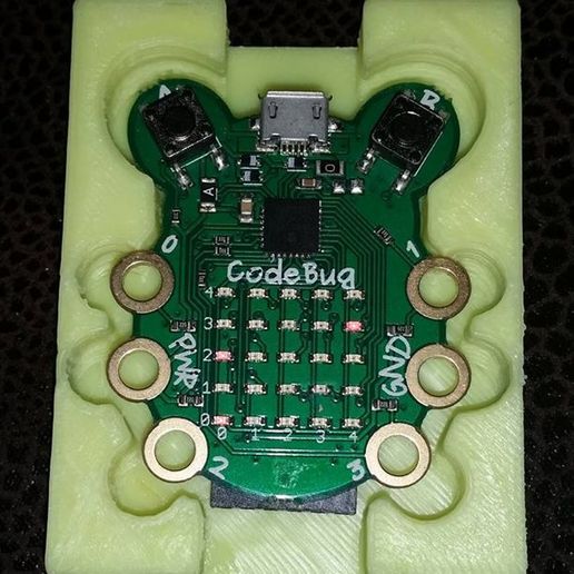 Download free SCAD file CodeBug case • 3D printing object ・ Cults