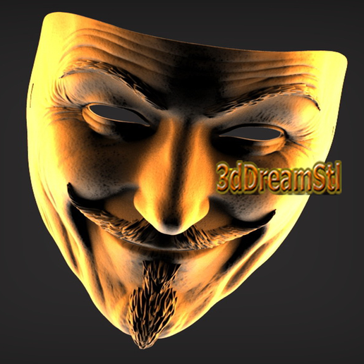 STL file hacker mask STL model, CNC router engraver, artcam, aspire ...