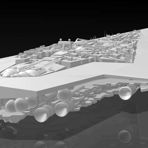 ⭐ Starship executor Starwars・ STL File for 3D printing・Cults