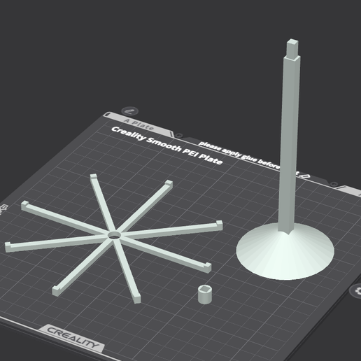 🔑 Key ring display stand・ STL File for 3D printing・Cults