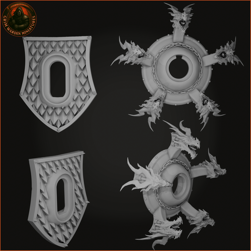 🤖 Hydra Legion Medium Mech Armor・ 3D File for 3D printing・Cults