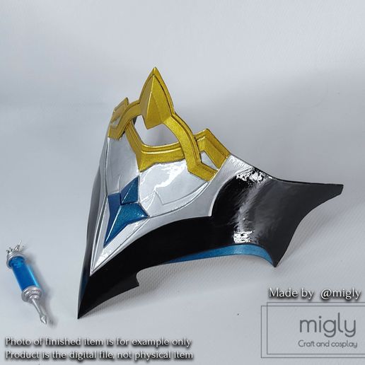 3D file Genshin Impact Fatui Dottore mask and earring STL files for ...