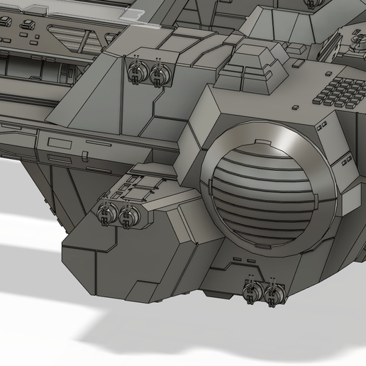 🤖 1/1700 Nahel Argama・ STL File for 3D printing・Cults