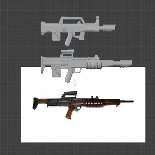 ⚔ EM2 LASGUN・Free 3D File for 3D printing・Cults