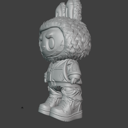 🇯🇴 labubu with nike jordan sneakers・ STL File for 3D printing・Cults