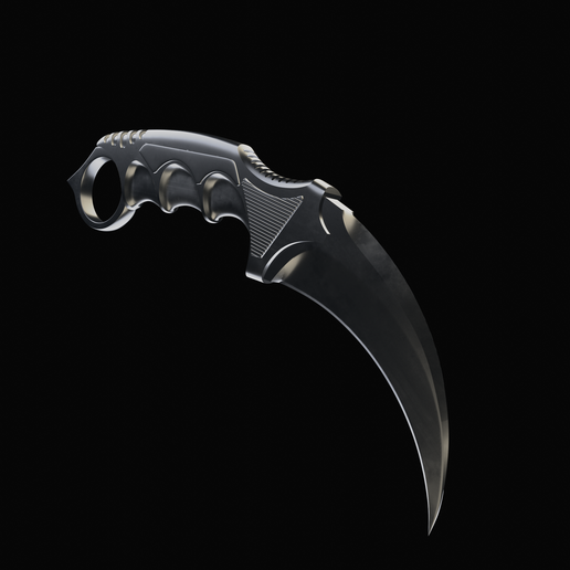 🔪 Karambit CS GO Knife Counter-Strike: Global Offensive・ 3D File for 3D ...