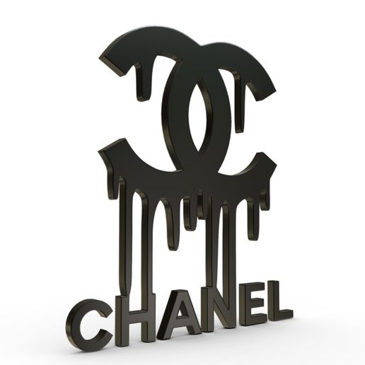 🎭 chanel logo 2・ STL File for ・Cults