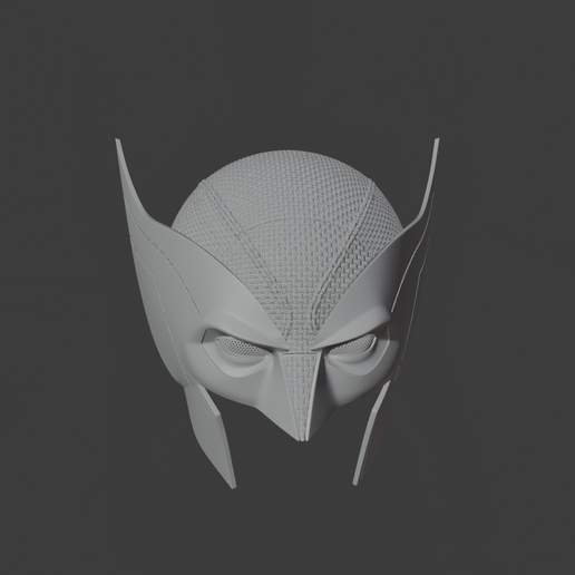 3D file Wolverine Mask Bundle: Textured and Plain Masks with Magnet ...