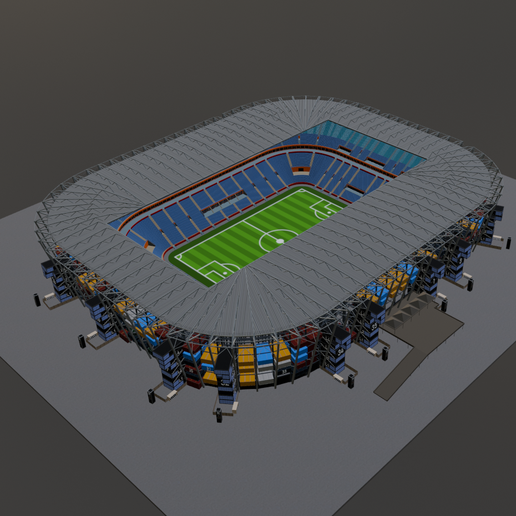 🏟️ Stadium 3D Printable Model・ STL File for 3D printing・Cults
