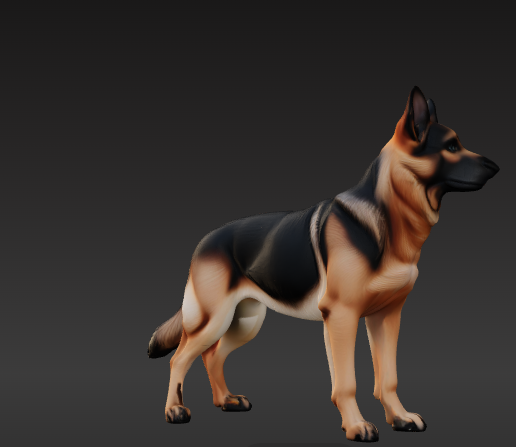 📁 German Shepherd STL File – High-Detail Dog 3D Model・ STL File for 3D ...