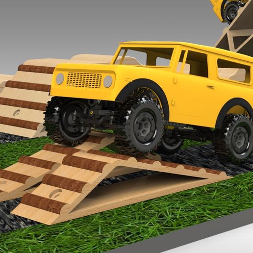 🐼 Mini Crawler Course Track・ STL File for ・Cults