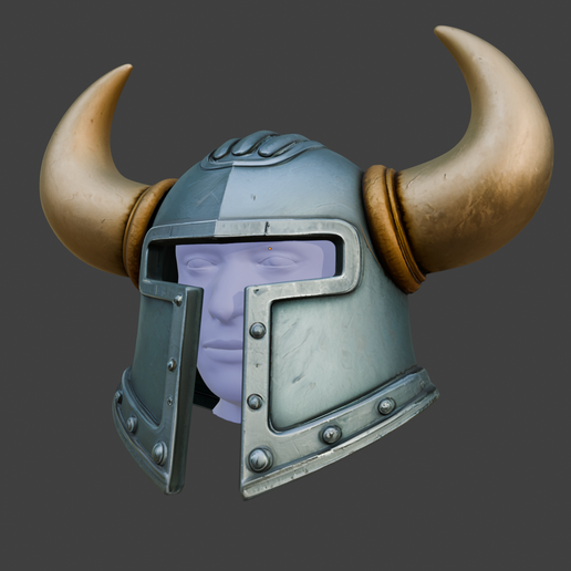 🪖 Funny Knight Helmet・ STL File for 3D printing・Cults