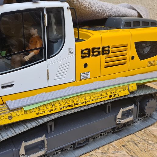🚜 Catwalk for excavator・ STL File for ・Cults