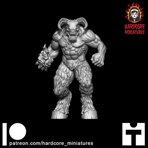 🎲 Hell Lord Standing・ 3D File for 3D printing・Cults