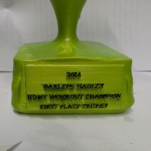 3D printing Muscle Trophy • made with Anycubic Kobra Neo・Cults