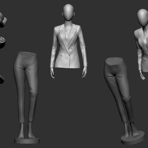 🗿 Mannequin・ STL File for ・Cults