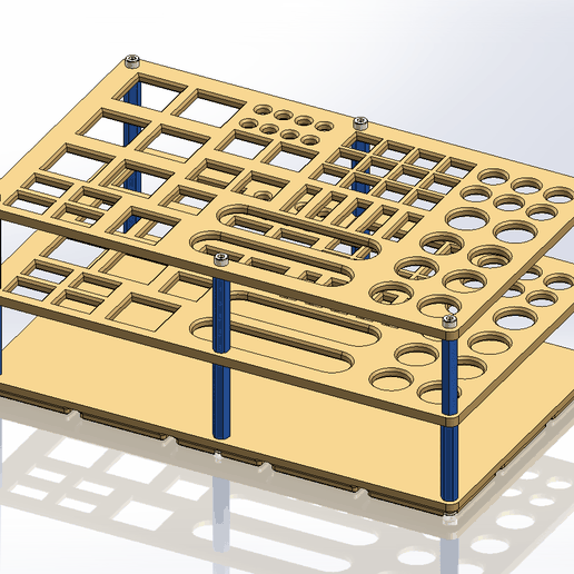 STL file Gridfinity Multi Tool Rack 🧑‍🔧 (STEP)・3D print object to ...