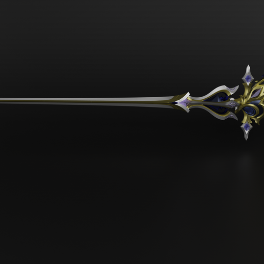 STL file Genshin impact Absolution Clorinde Sword 3d print model 🗡️ ・3D ...