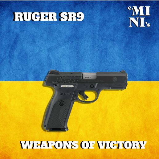 🇺🇦 3D MODEL RUGER SR9・ 3D File for 3D printing・Cults