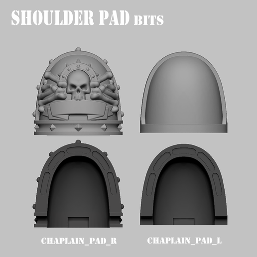 🛰 PRIMARIS CHAPLAIN IN SPACE MARINE 2・ OBJ File for 3D printing・Cults