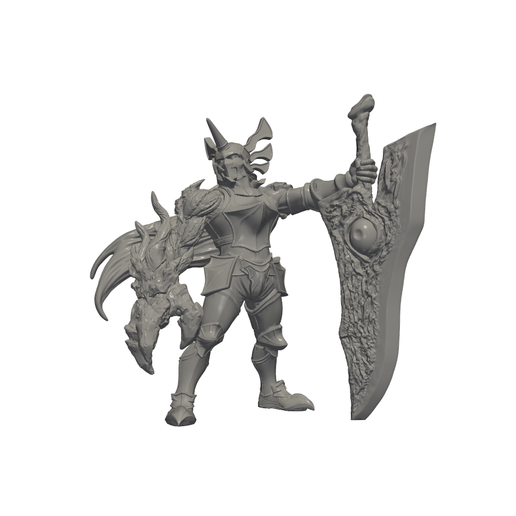 🎲 Ephialtes Demonic Armoured Knight・ STL File for 3D printing・Cults