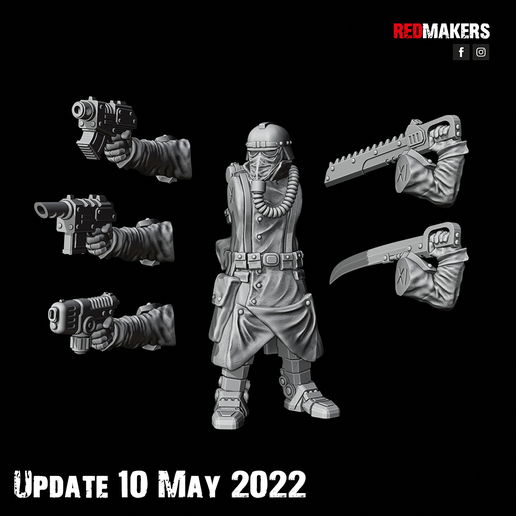 🎲 Death squad of the Imperial force Bionic legs・ 3D File for 3D ...