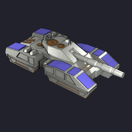 🪖 War Commander Challenger Tank・Free STL File for 3D printing・Cults