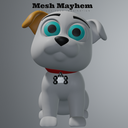 3D file Mesh Mayhem Cute Garden Puppy STL File 📁 ・Design to download ...