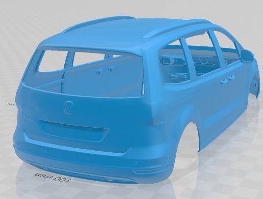 🚗 Volkswagen Sharan 2016 Printable Body Car・ 3D File for 3D printing・Cults