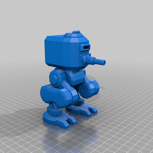 🪖 28MM War Walker mech tank・Free 3D File for ・Cults